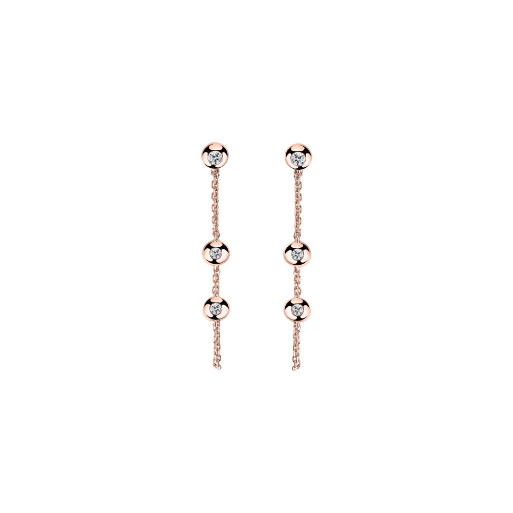 Náušnice s diamanty Bright Dots | ALOve